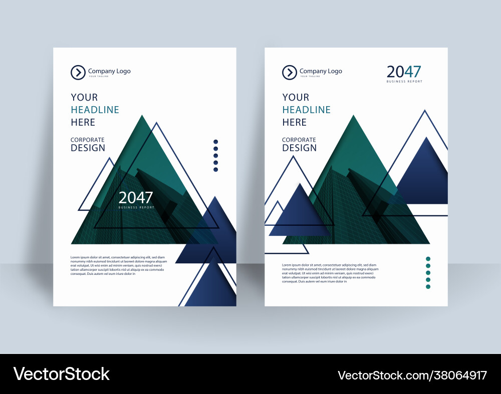 Custom background business book cover design Vector Image