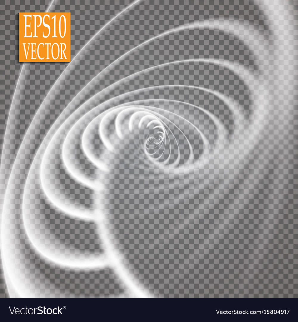 Set of magic glowing spark swirl trail effect Vector Image