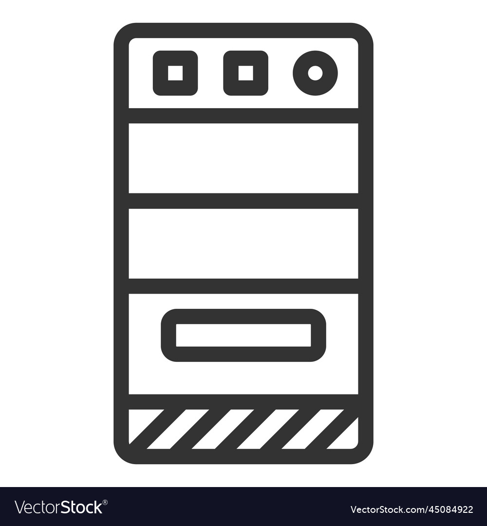 Computer system unit Royalty Free Vector Image