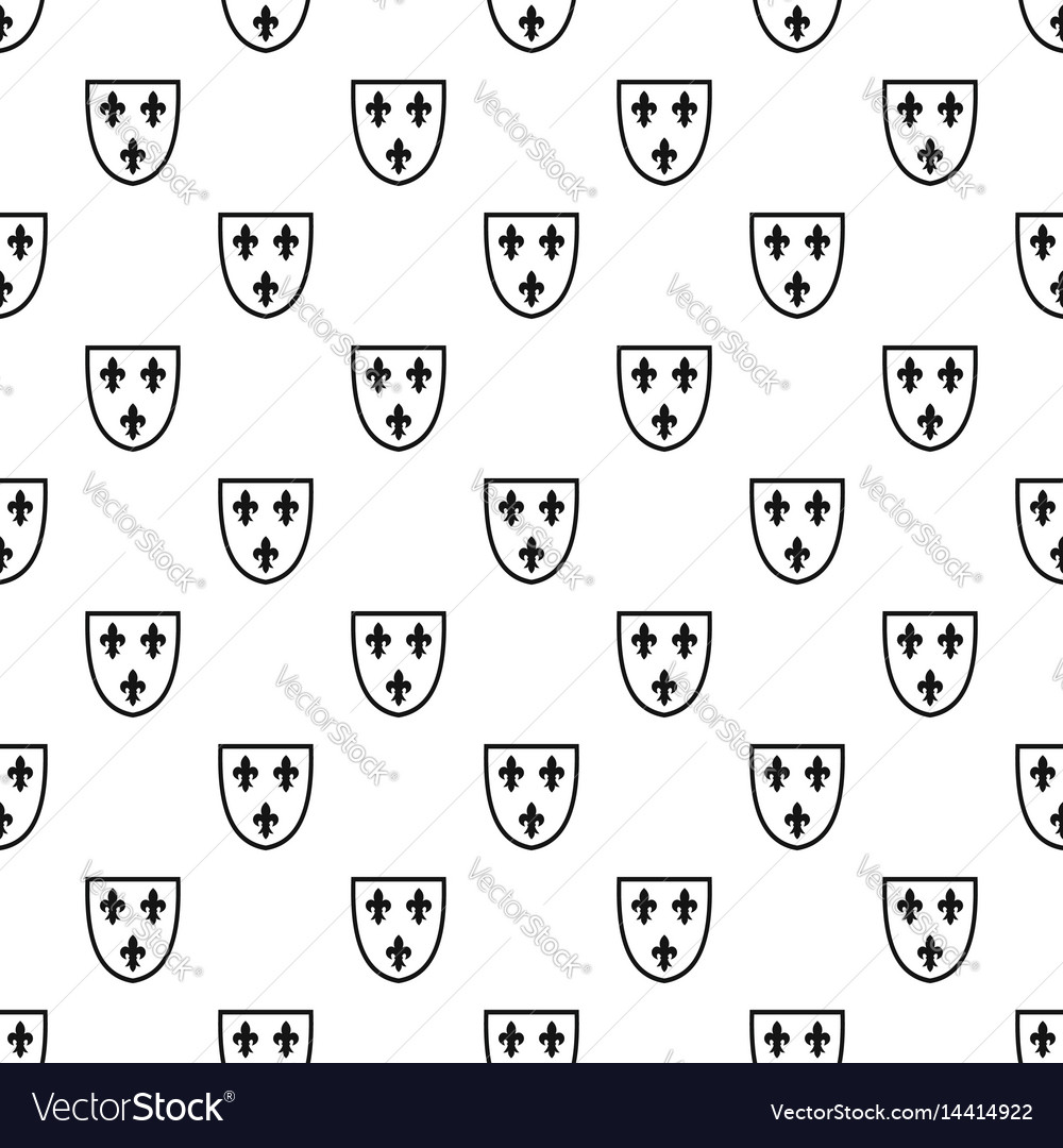 Crest pattern Royalty Free Vector Image - VectorStock