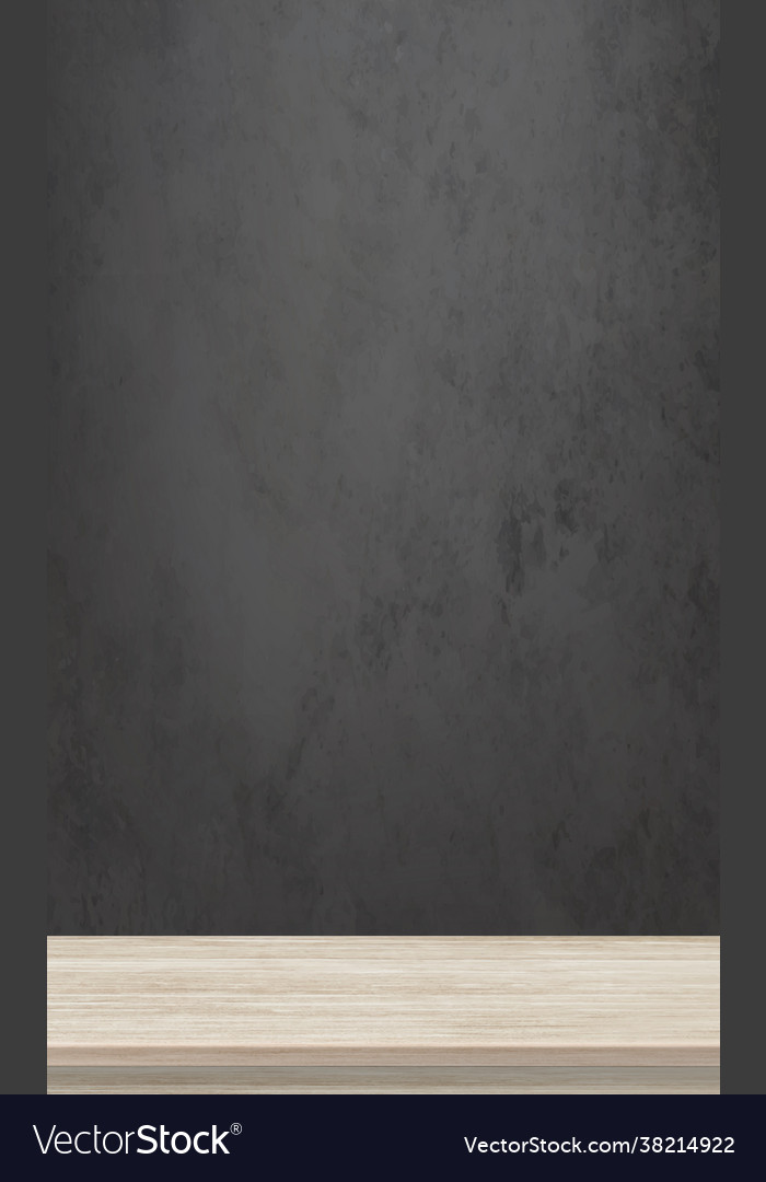 Large table top made solid light wood dark Vector Image