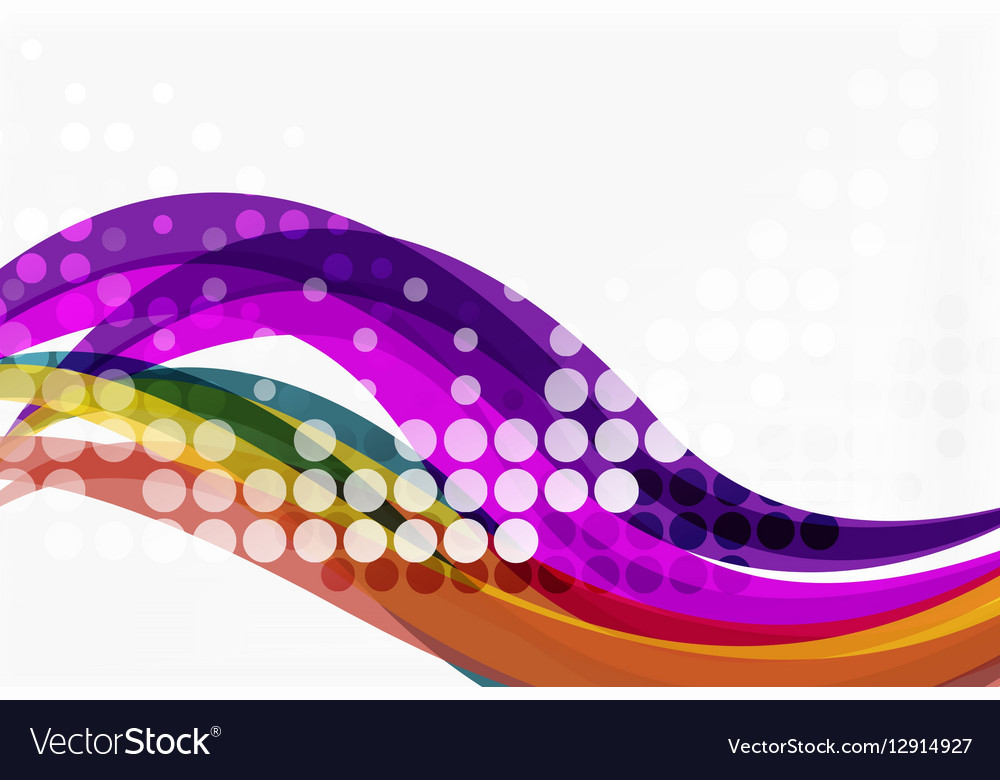 Abstract wave lines background Royalty Free Vector Image