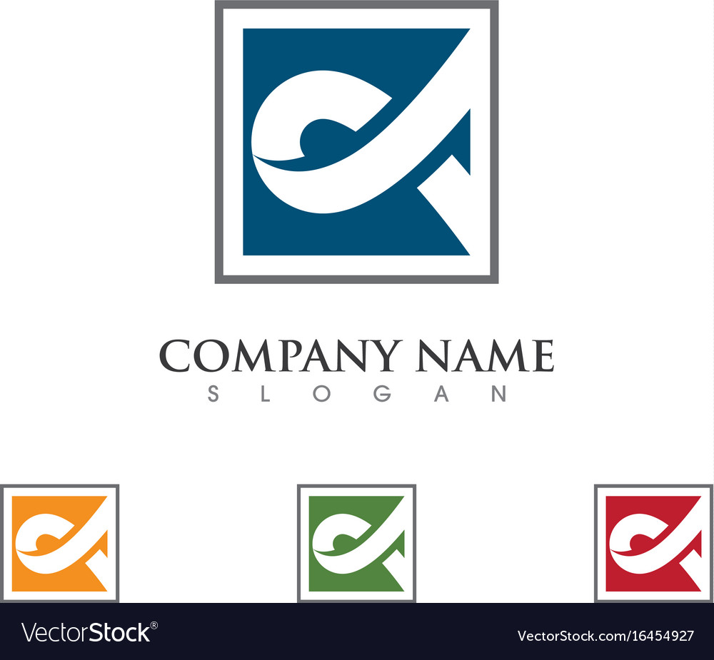Business corporate abstract unity logo design Vector Image