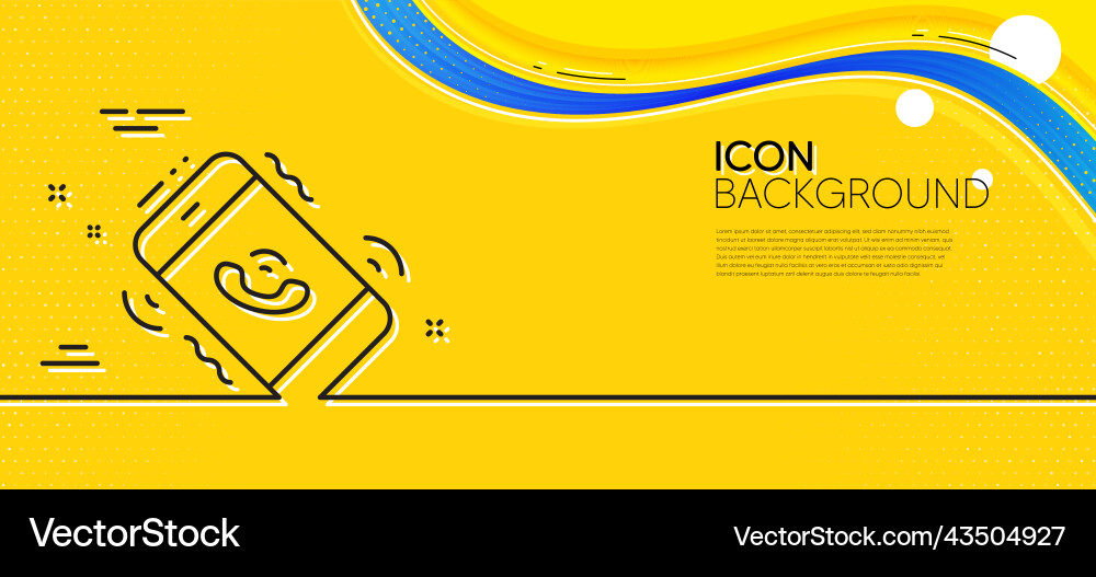Call center service line icon phone support sign Vector Image