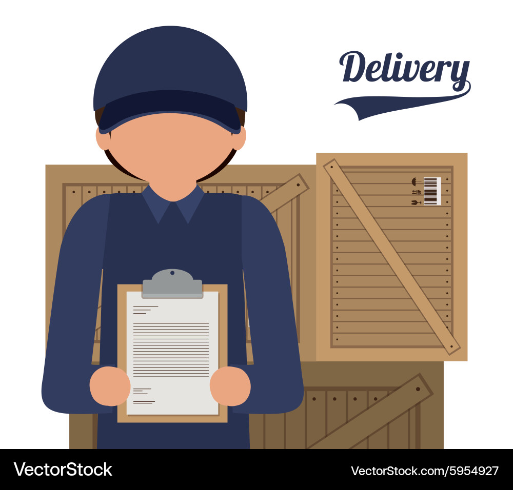 Delivery design Royalty Free Vector Image - VectorStock