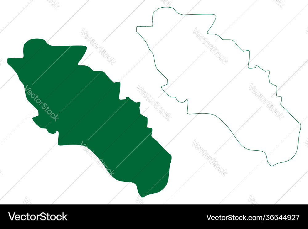 Hojai district assam state republic india map Vector Image