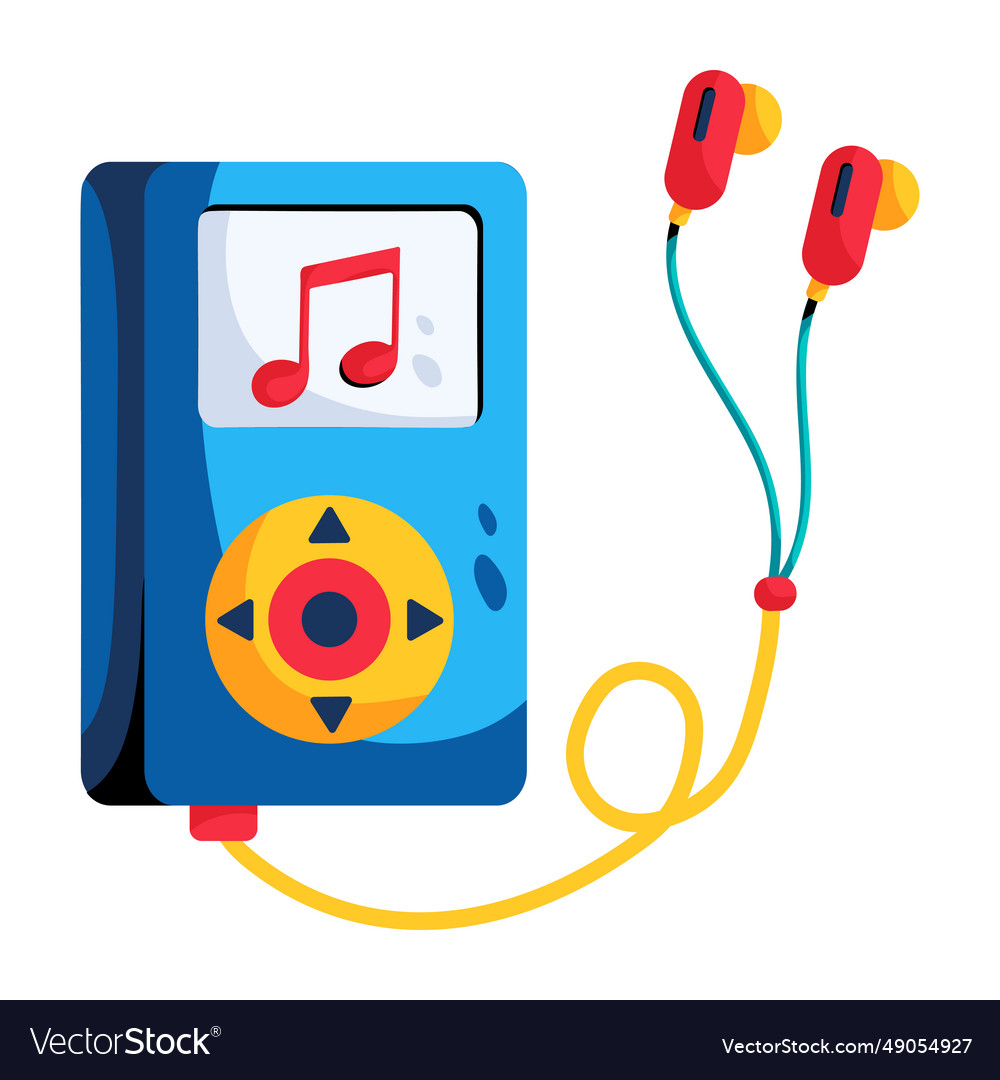 Mp3 player Royalty Free Vector Image - VectorStock