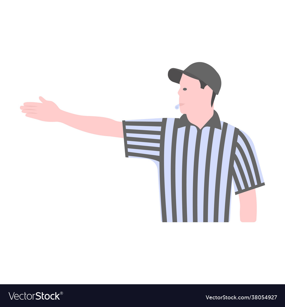 Referee Royalty Free Vector Image - VectorStock