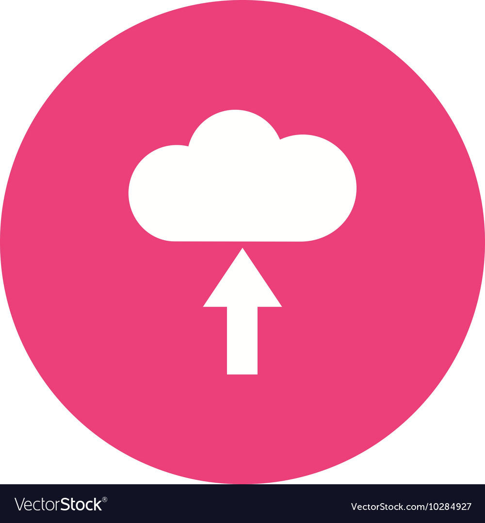 Upload to cloud Royalty Free Vector Image - VectorStock
