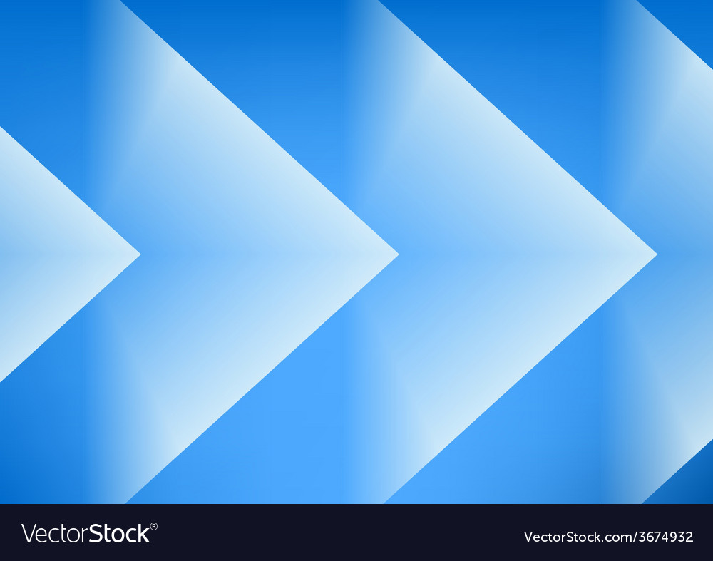 Abstract blue arrows background Royalty Free Vector Image