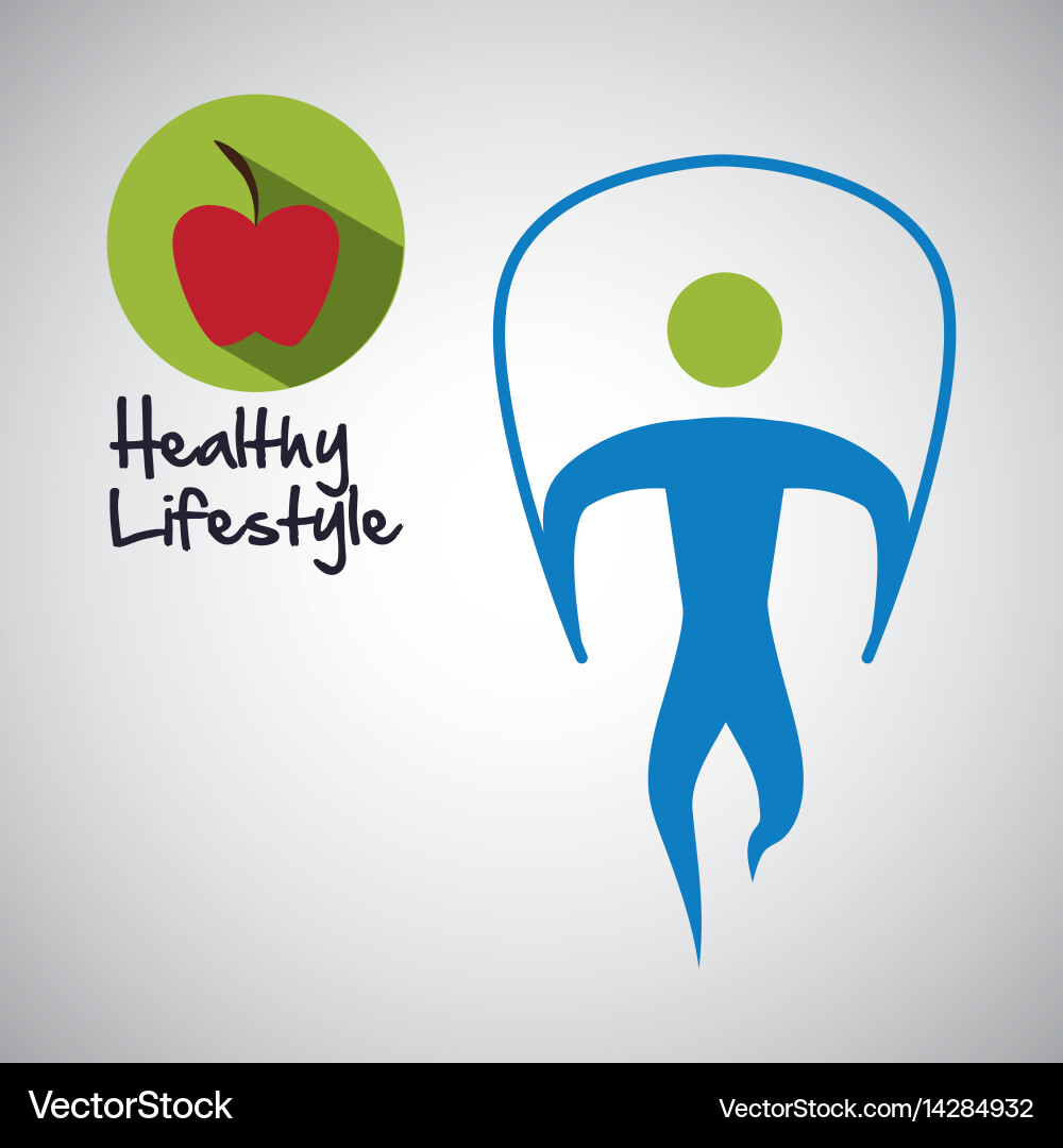 Healthy lifestyle design bodycare icon isolate Vector Image