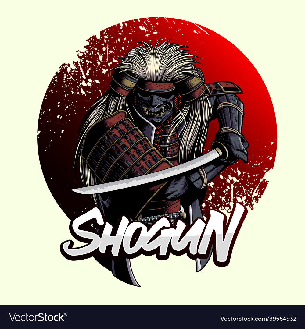 Shogun Royalty Free Vector Image - VectorStock