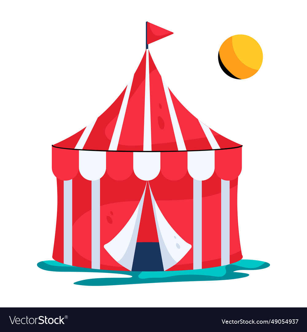 Circus tent Royalty Free Vector Image - VectorStock