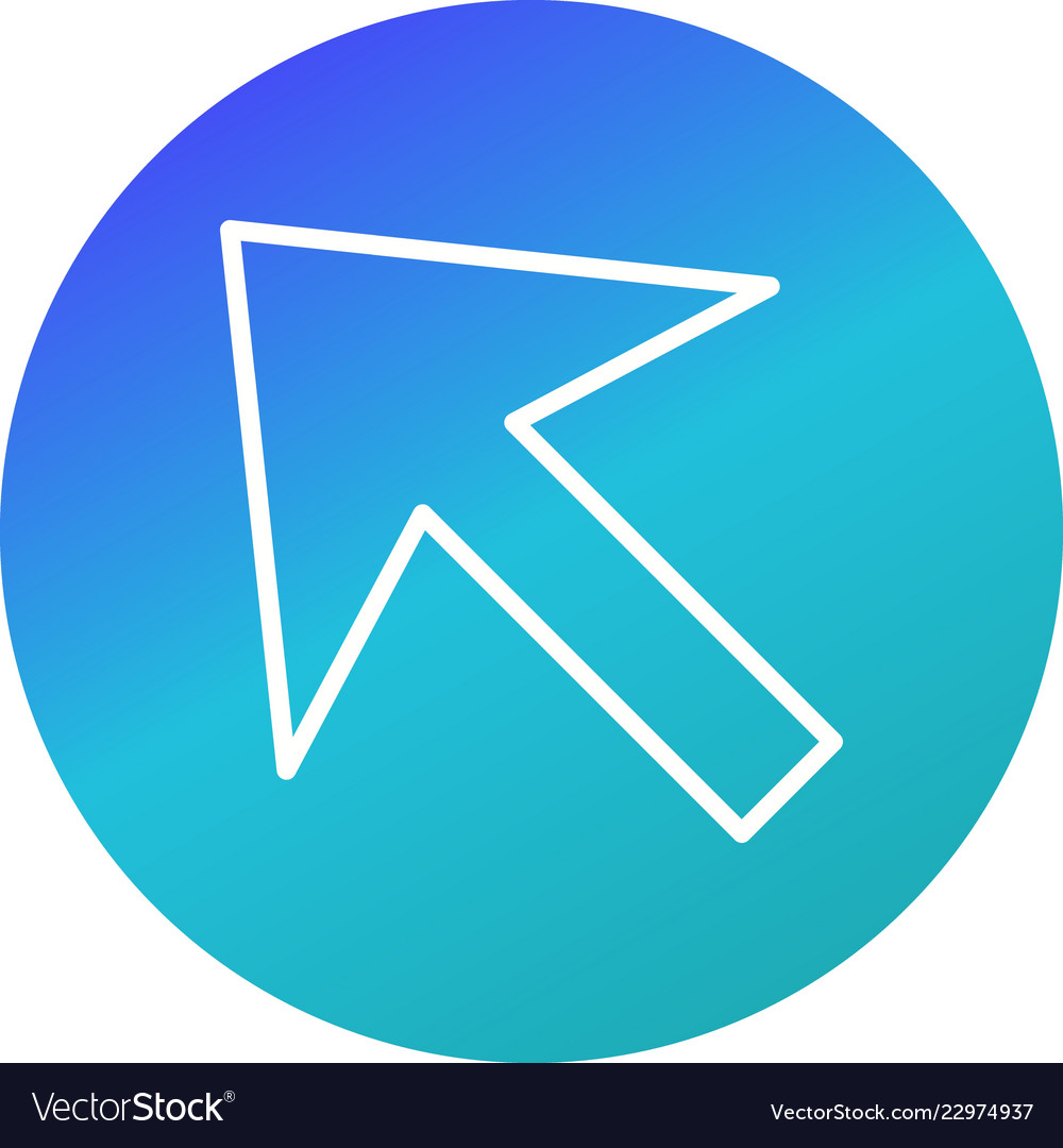 Cursor icon Royalty Free Vector Image - VectorStock