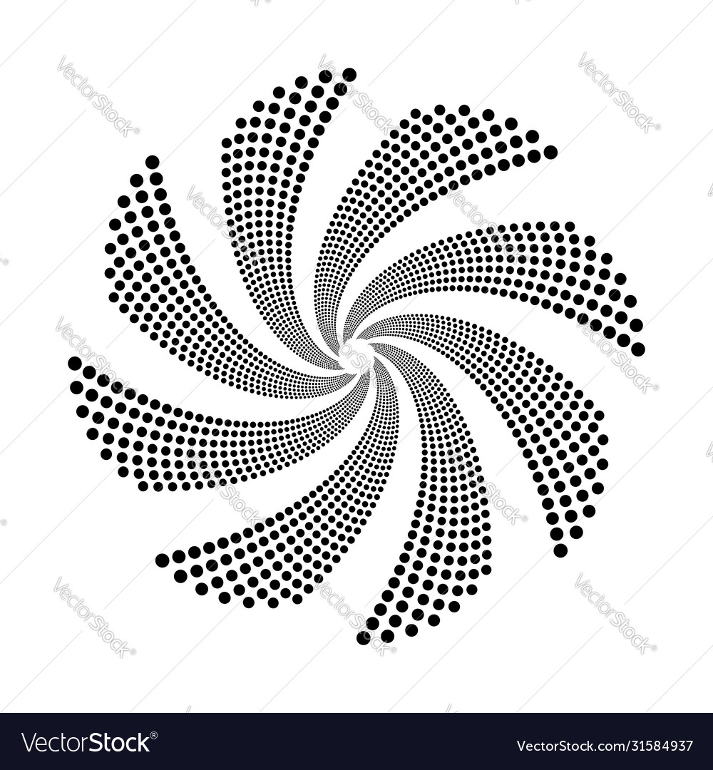 Design spiral dots backdrop Royalty Free Vector Image Design spiral dots backdrop Royalty Free Vector Image