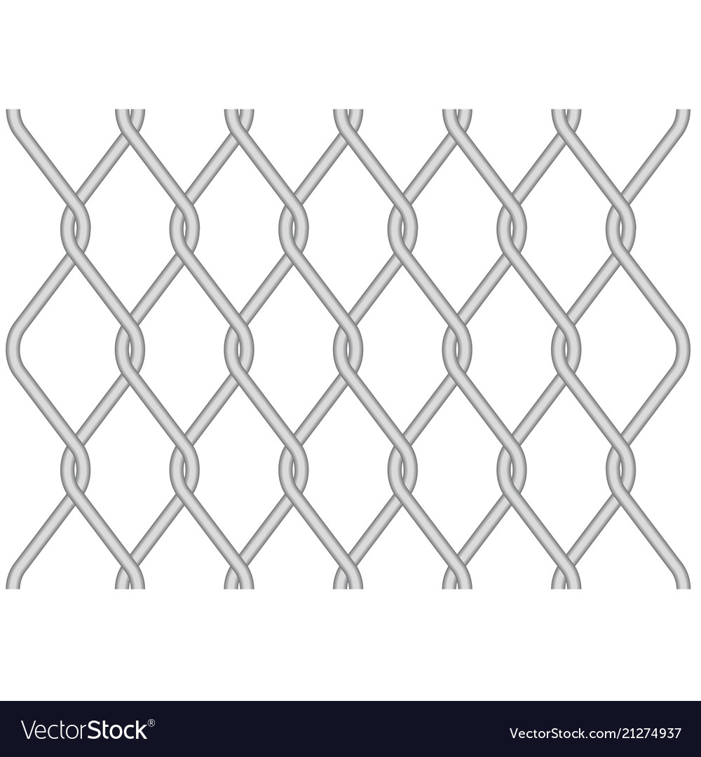 Rabitz metallic wire mesh pattern - twisted wire Vector Image