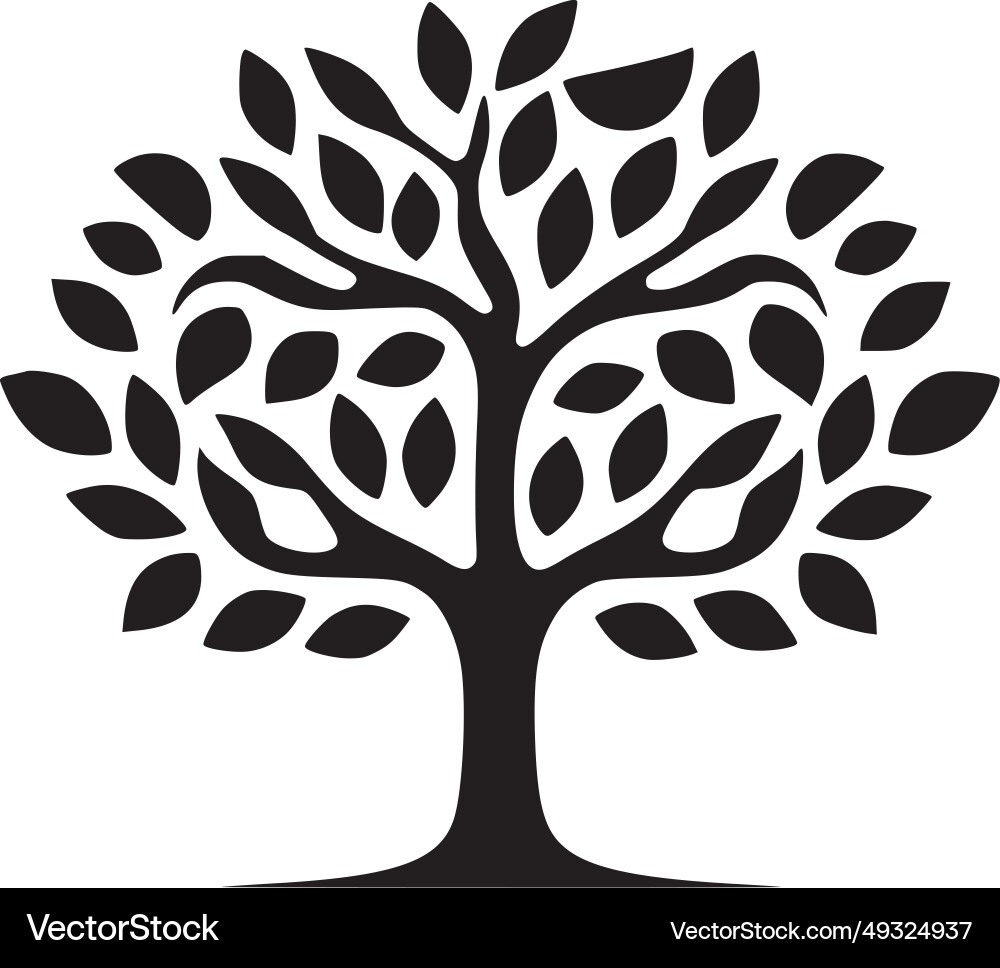 Tree - high quality logo ideal for t-shirt Vector Image