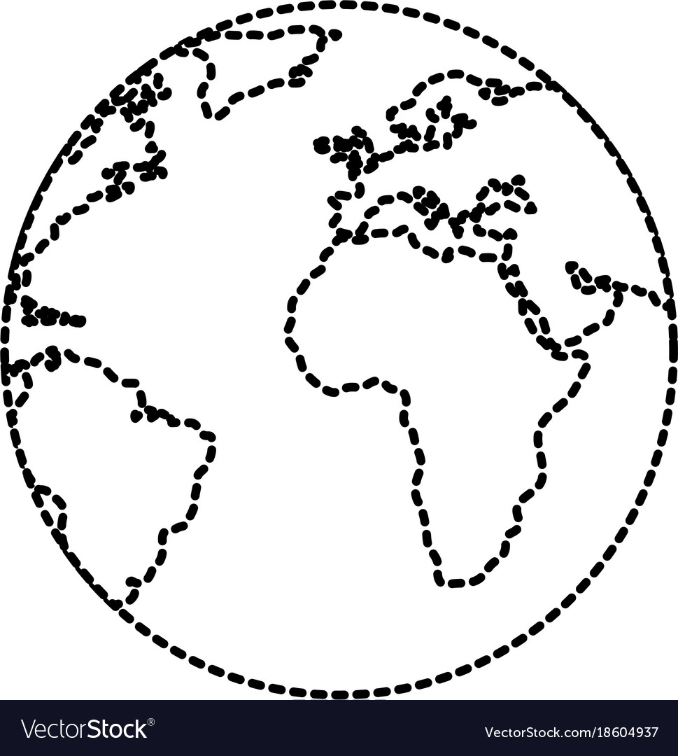 World planet earth icon Royalty Free Vector Image