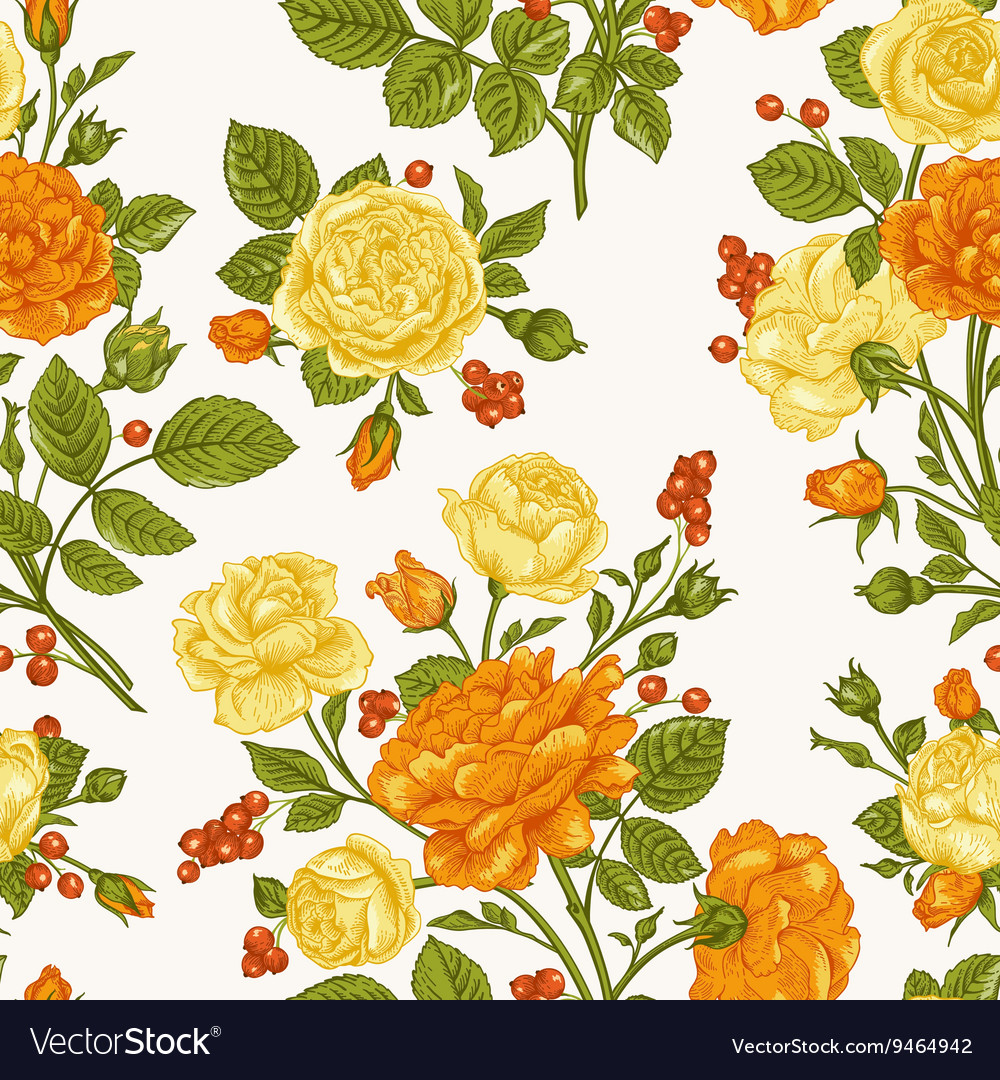Beautiful seamless pattern Royalty Free Vector Image