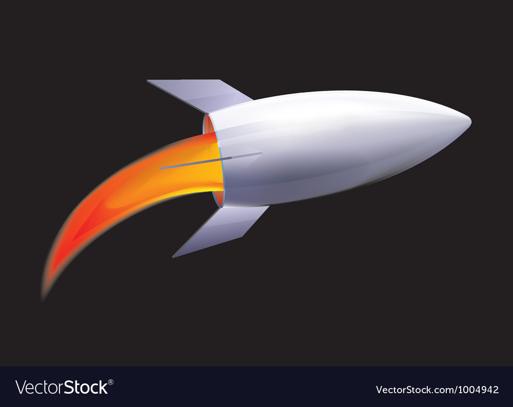 Future rocket Royalty Free Vector Image - VectorStock