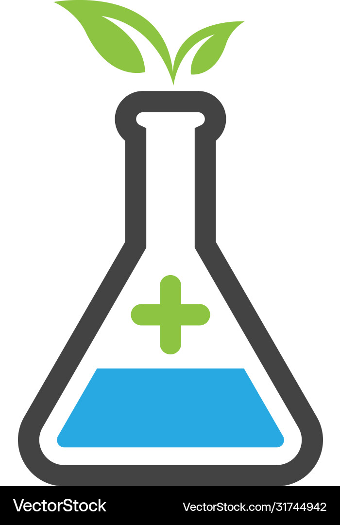 Health medical lab logo template Royalty Free Vector Image