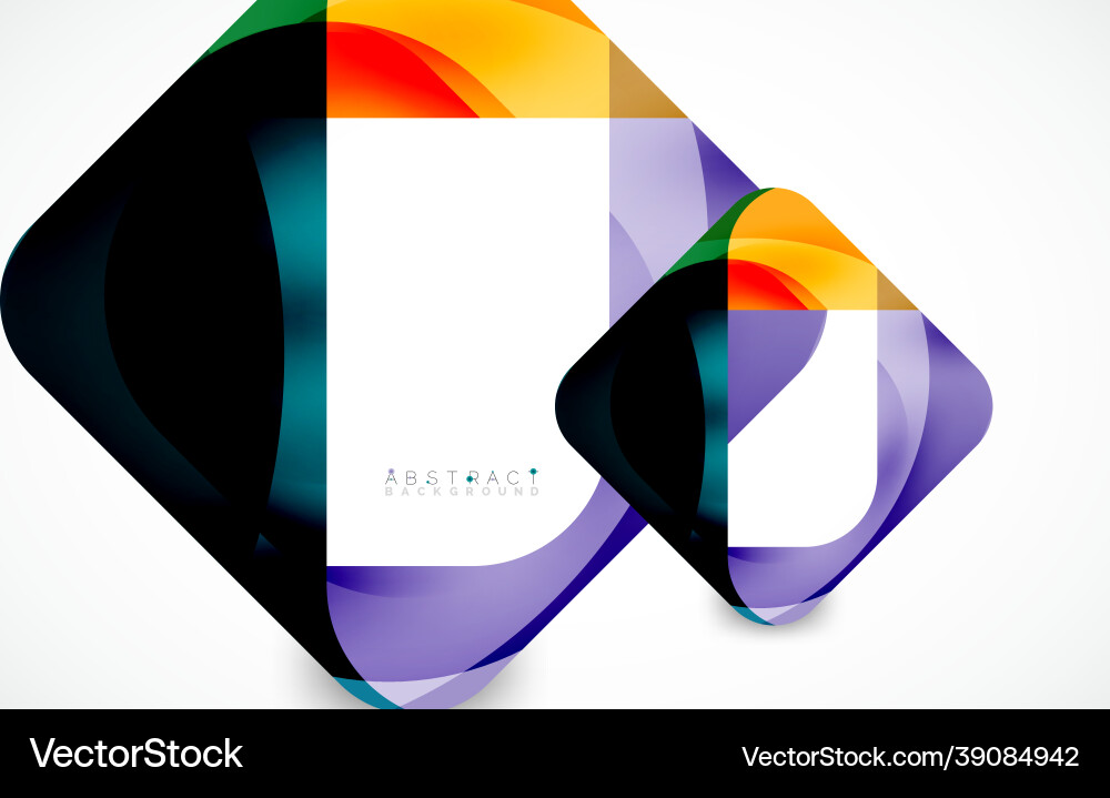 Minimal background abstract square shape Vector Image