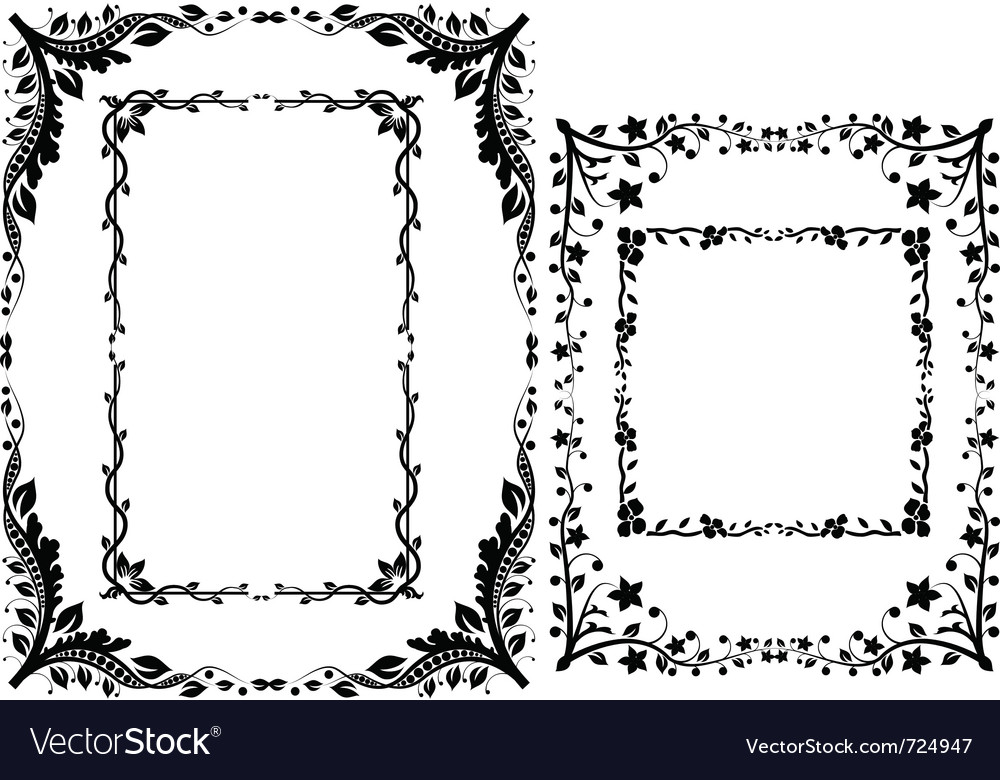 Borders and frames Royalty Free Vector Image - VectorStock