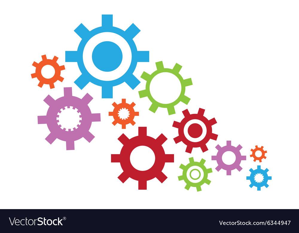 Gears Royalty Free Vector Image - VectorStock