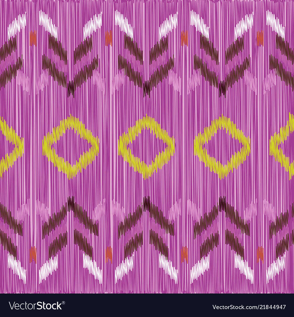 Ikat pattern Royalty Free Vector Image - VectorStock