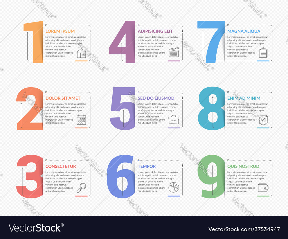 Numbers Royalty Free Vector Image - VectorStock