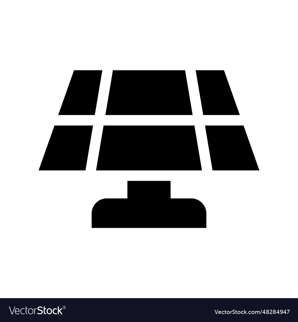 Solar panel icon Royalty Free Vector Image - VectorStock