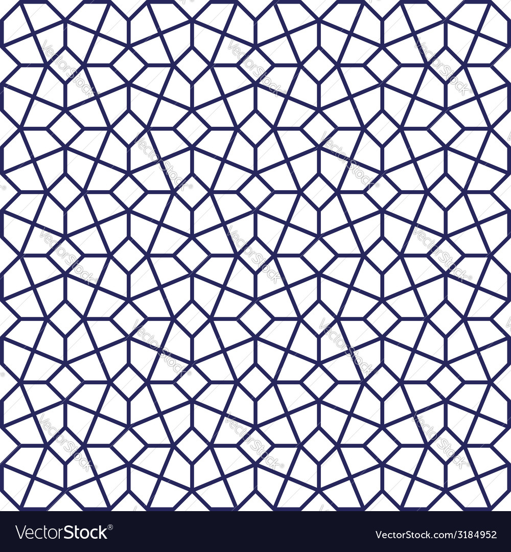 Intricated geometric pattern Royalty Free Vector Image