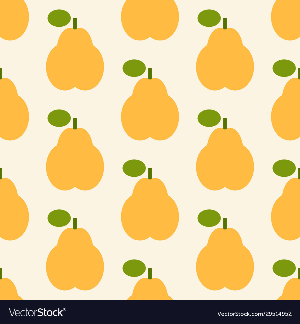 Pear pattern Royalty Free Vector Image - VectorStock