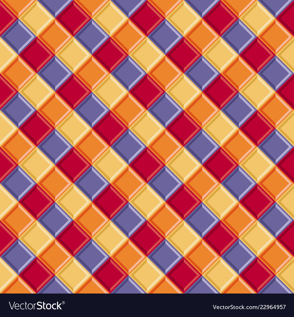 Abstract geometric seamless pattern tile Vector Image