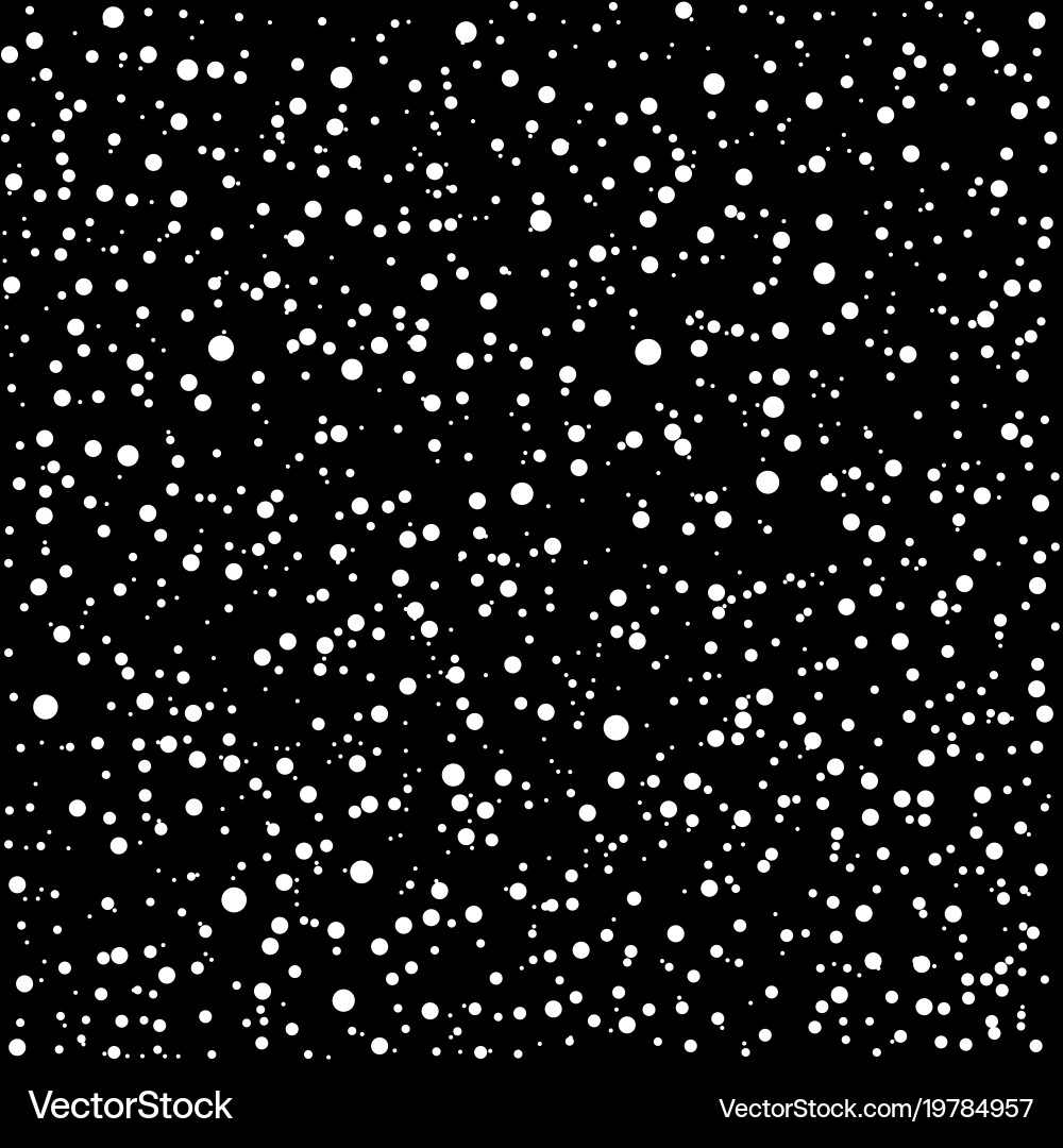 Abstract space background dotted seamless pattern Vector Image