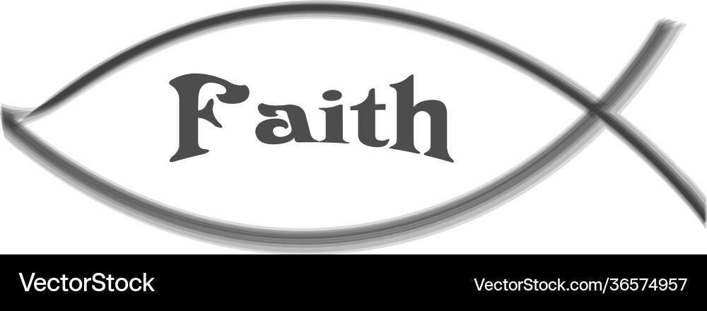 Christian quote - faith Royalty Free Vector Image