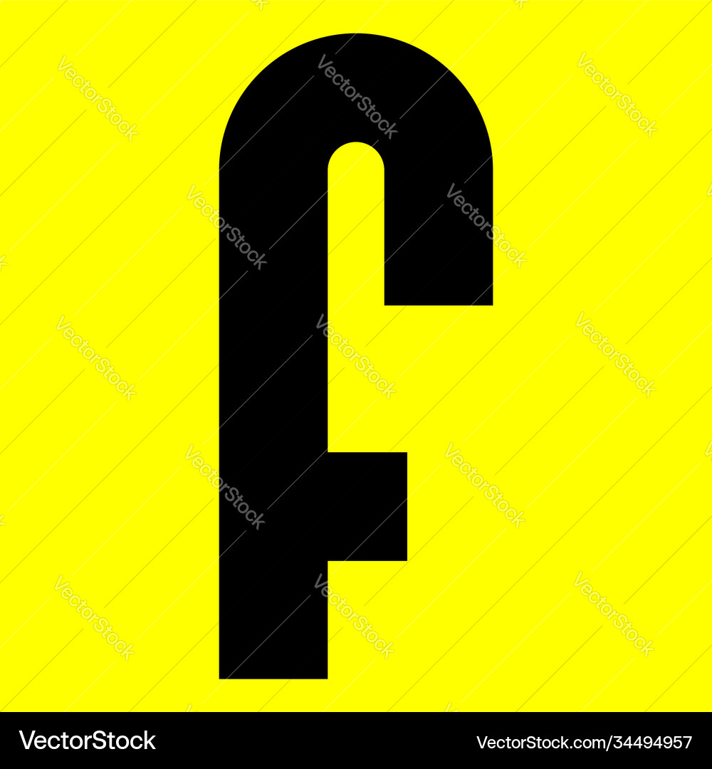 Dark modern font trendy alphabet black letter Vector Image