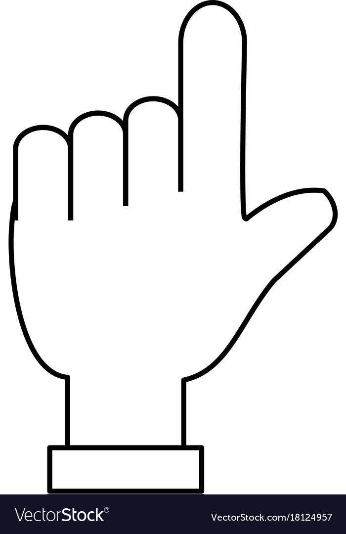 Hand Royalty Free Vector Image - VectorStock