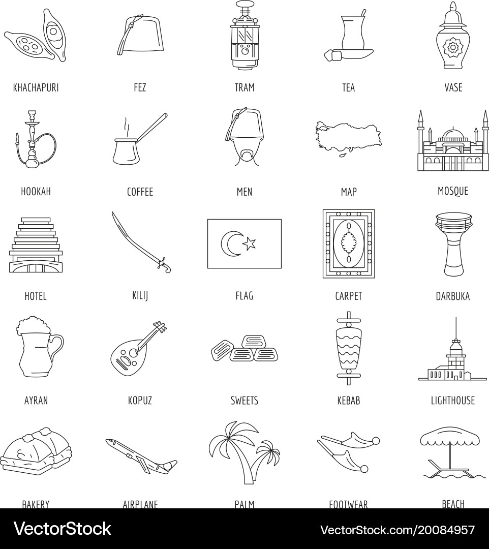 Line isons Royalty Free Vector Image - VectorStock