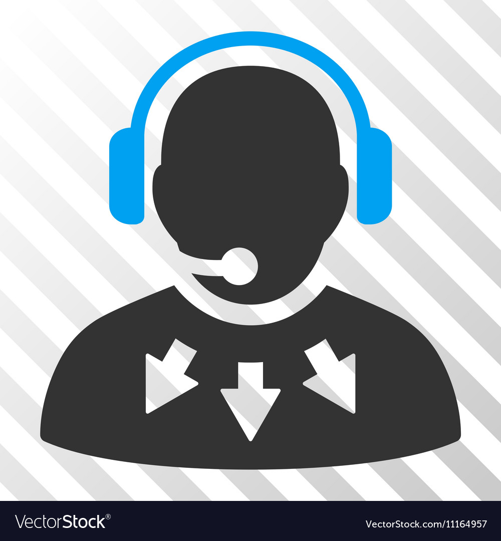 Operator message icon Royalty Free Vector Image