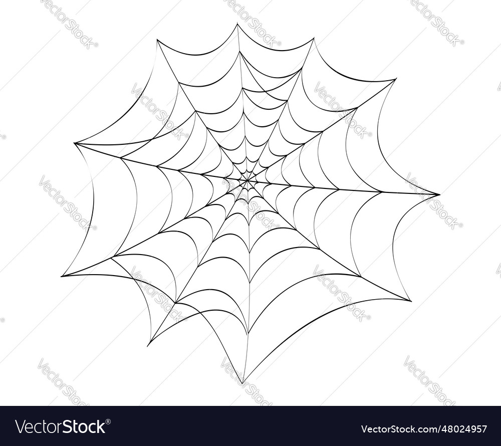 Spider web cobweb halloween clip art Royalty Free Vector
