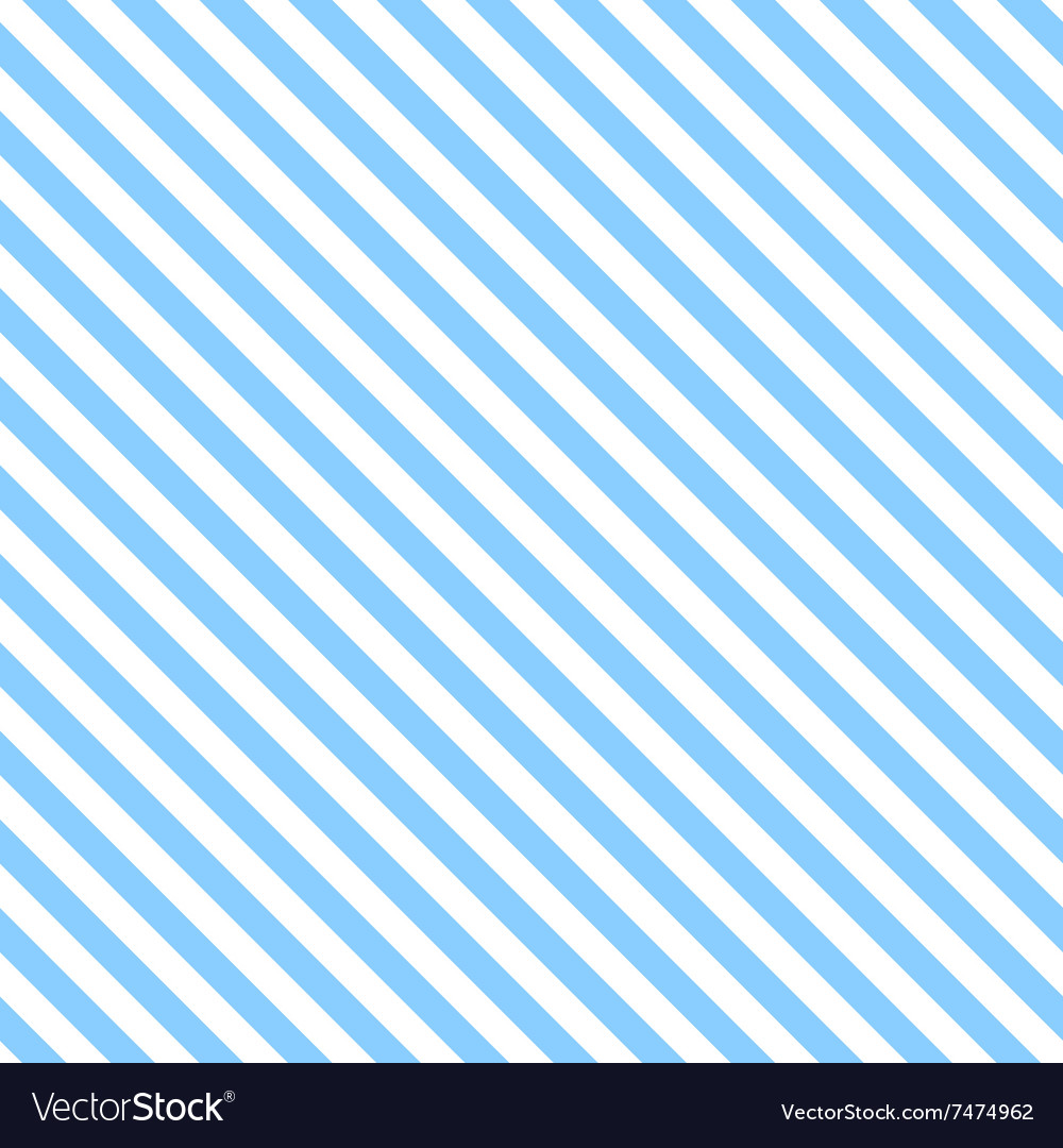 Blue and White Diagonal Striped Pattern Royalty Free Vector