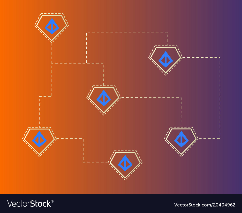 Loopring cryptocurrency network style background Vector Image