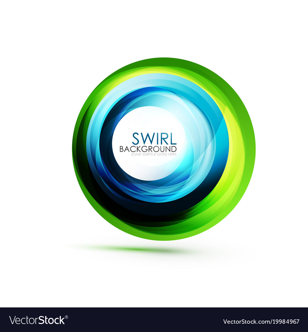 Abstract swirl banner circle abstract Royalty Free Vector Abstract swirl banner circle abstract Royalty Free Vector
