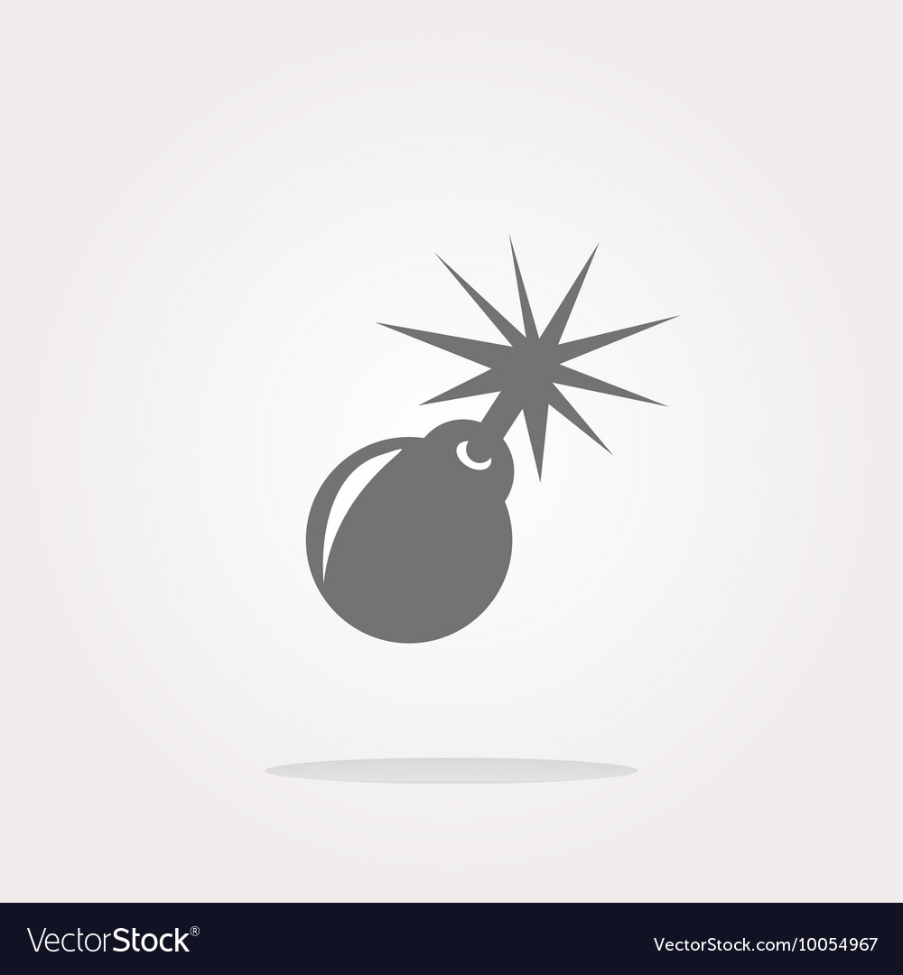 Bomb icon eps10 Royalty Free Vector Image - VectorStock