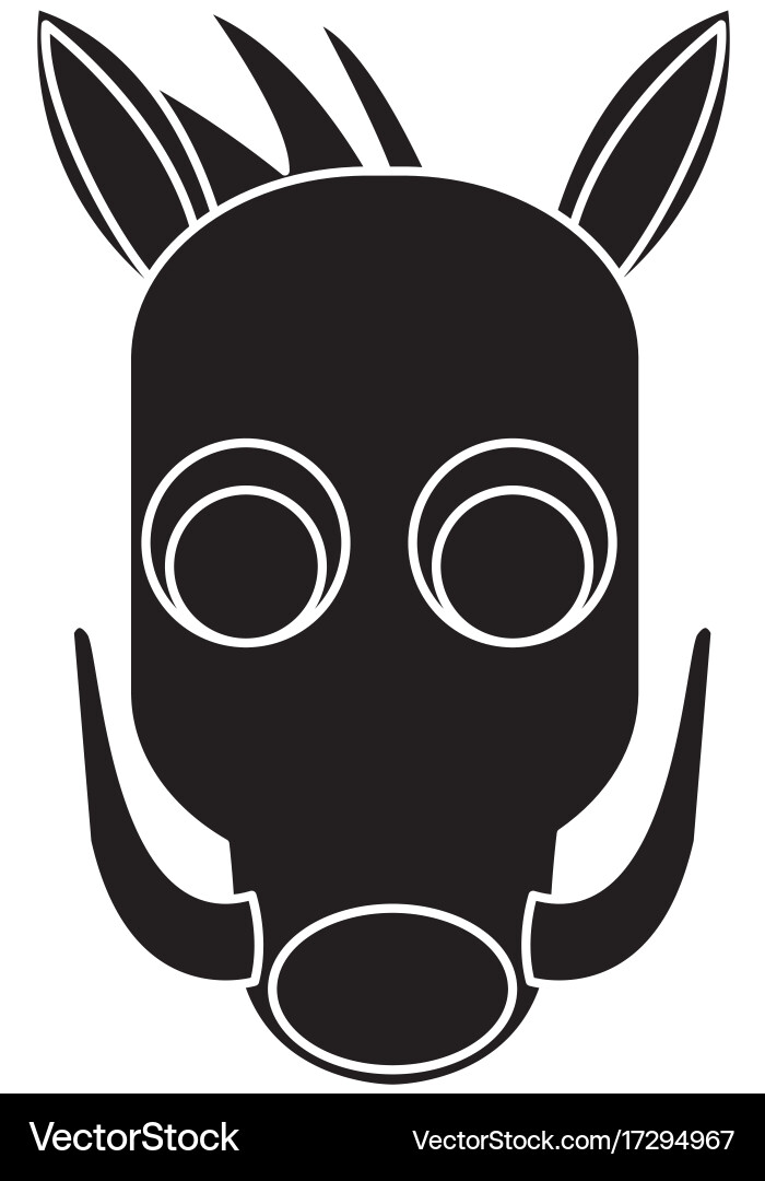 Jabali animal cartoon Royalty Free Vector Image