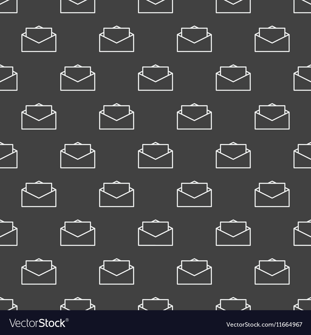 Mail seamless texture Royalty Free Vector Image