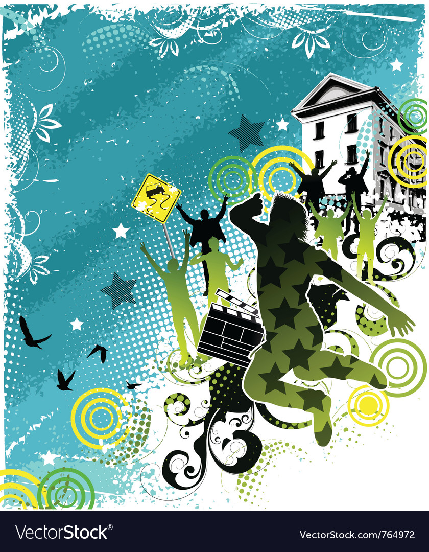 Abstract active background Royalty Free Vector Image