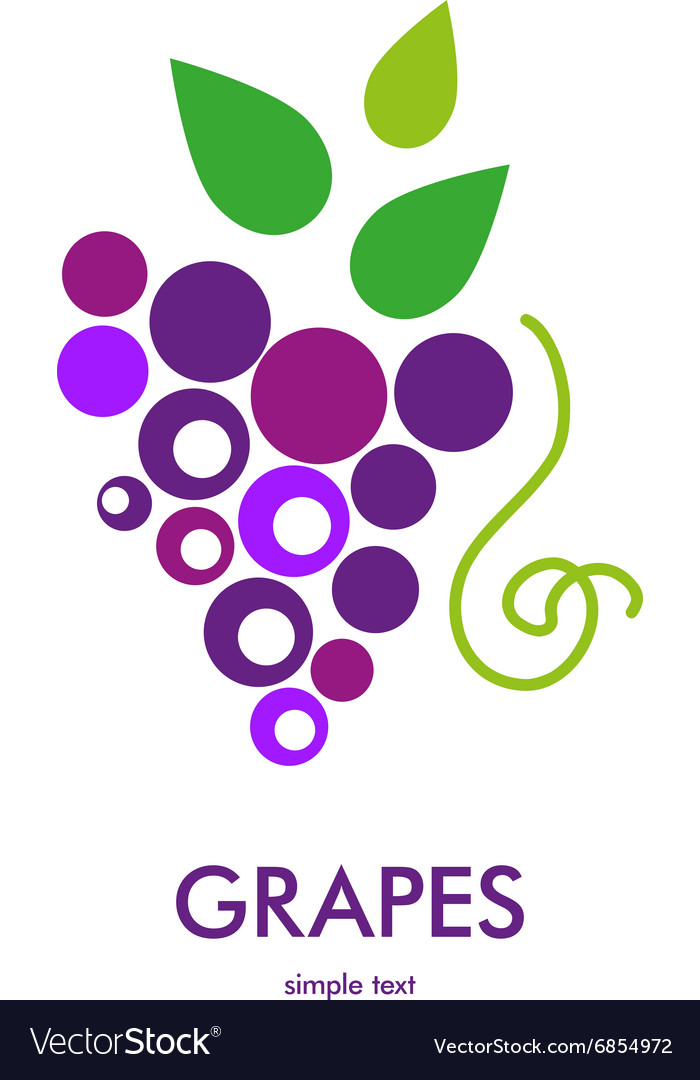 Grapes Royalty Free Vector Image - VectorStock