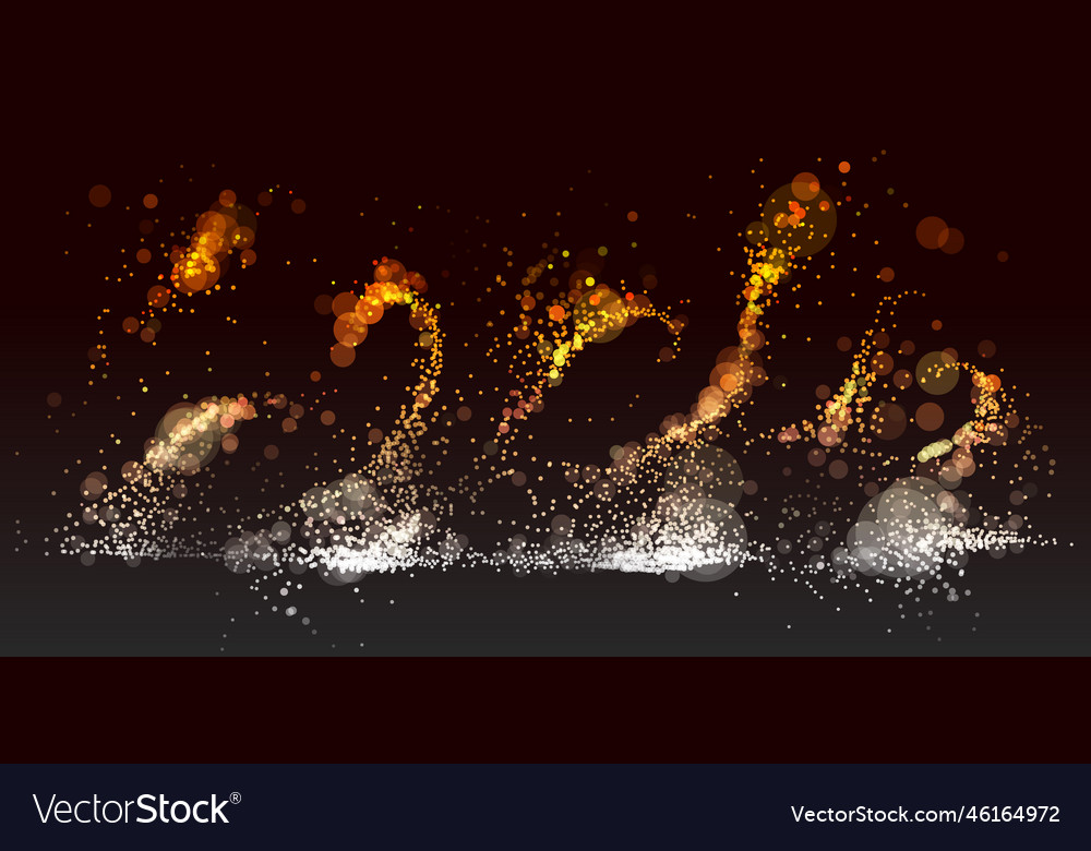 Particle Flow Array Colorful Abstract Background Vector Image